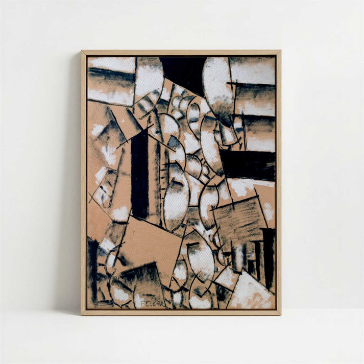Contrast of Forms (c.1912) by Fernand Léger | Framed Canvas – The Wall ...