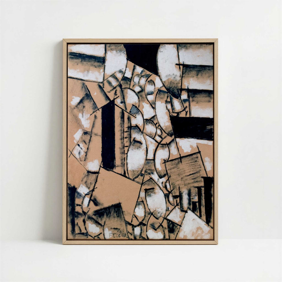 Contrast of Forms (c.1912) by Fernand Léger | Framed Canvas – The Wall ...