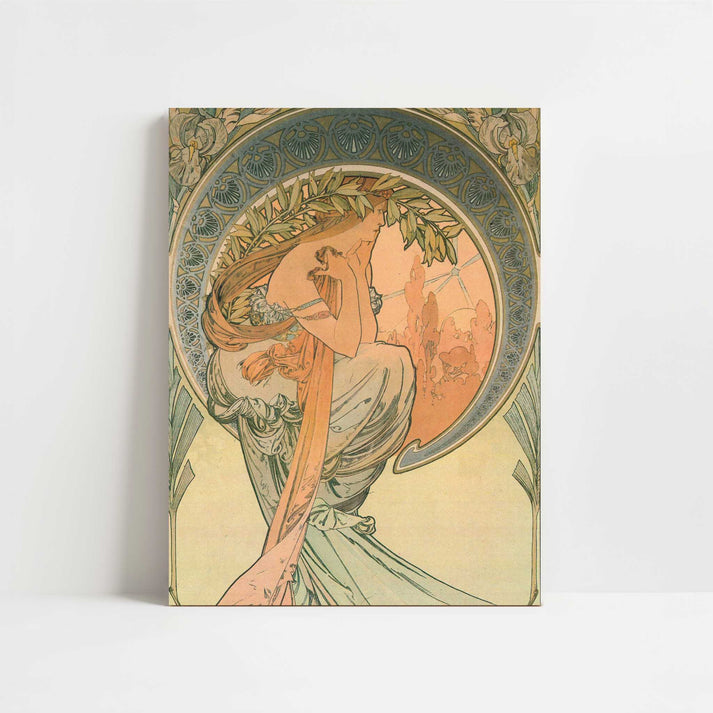 Poetry Artwork (1898) by Alphonse Mucha | Premium Art Print – The Wall ...
