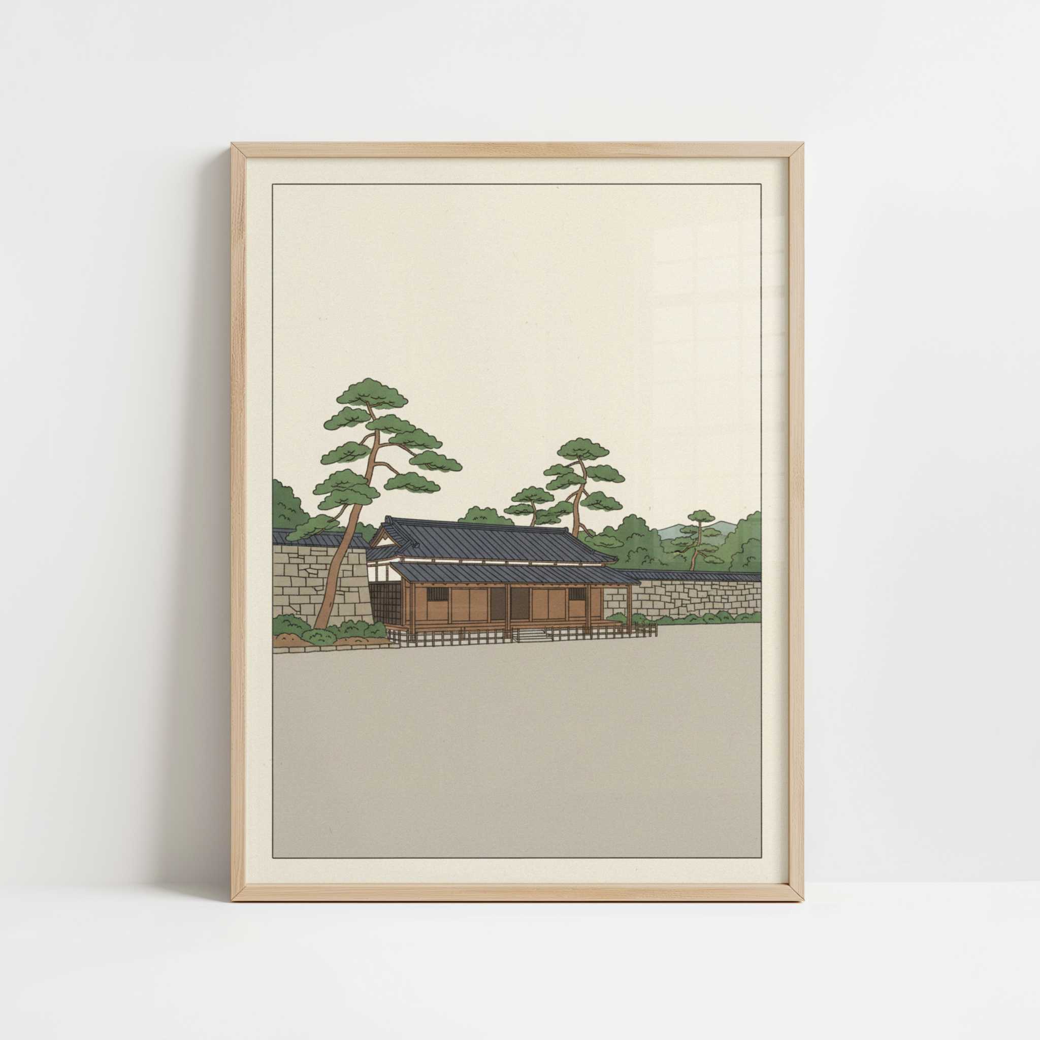 Quiet Paths of the Imperial Garden in Tokyo Artwork | Premium Art Print ...